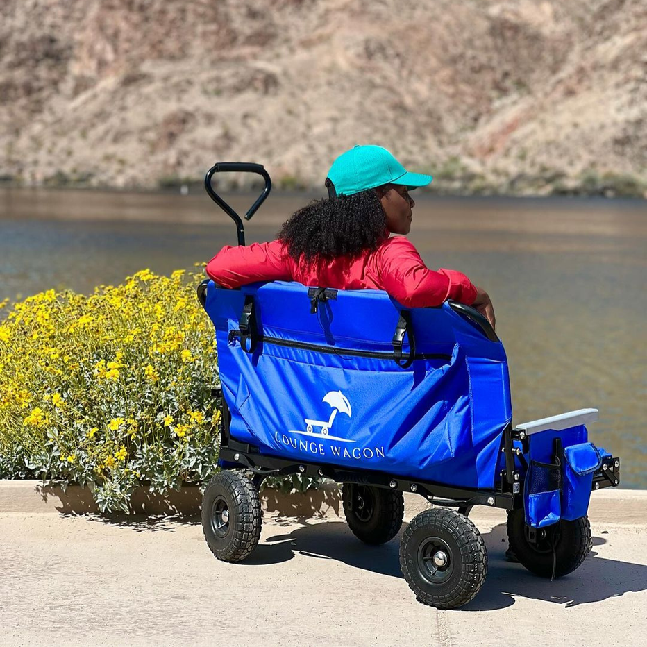 The Lounge Wagon | Youth Sports Wagon for Gear & Relaxation