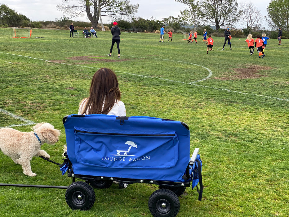 The Lounge Wagon | Youth Sports Wagon for Gear & Relaxation