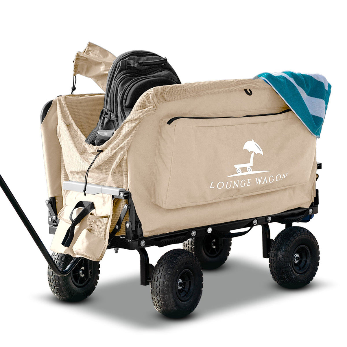 Ultimate Beach Wagon | Foldable Outdoor Wagon with Seating – Lounge Wagon