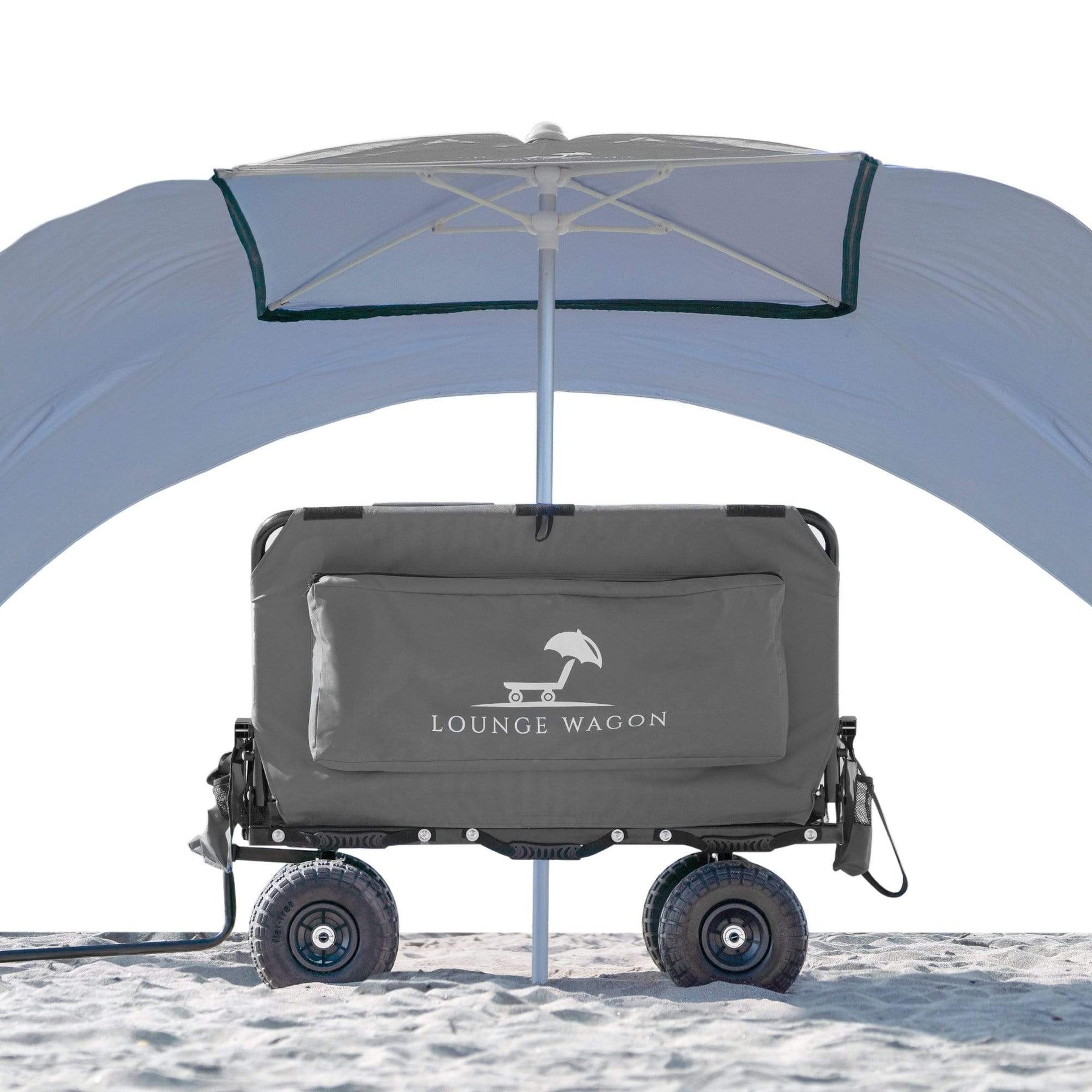 Beach Canopy Umbrella | Canopy Awning Tent for Outdoor Shade – Lounge Wagon