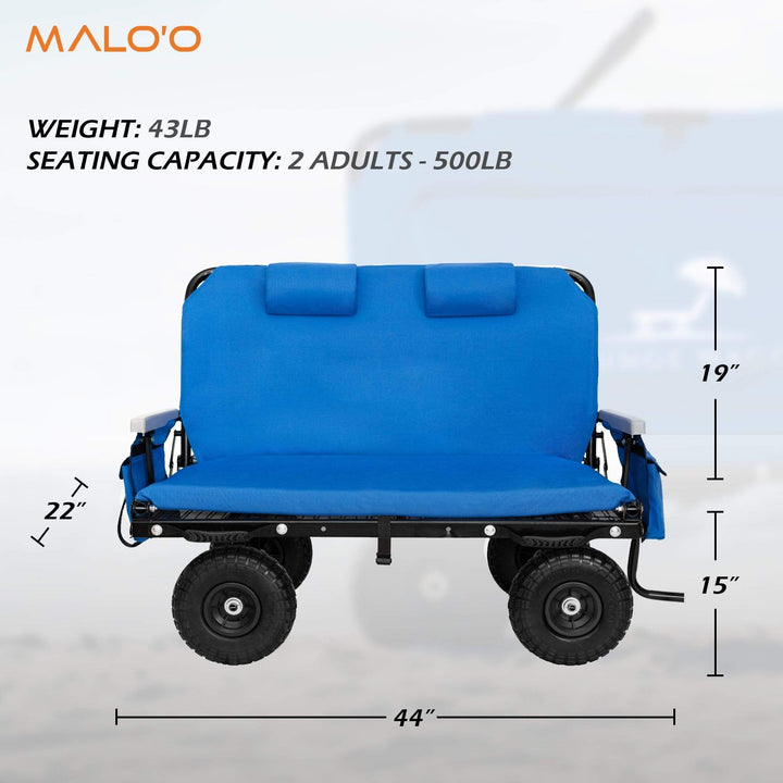 Ultimate Beach Wagon | Foldable Outdoor Wagon with Seating – Lounge Wagon
