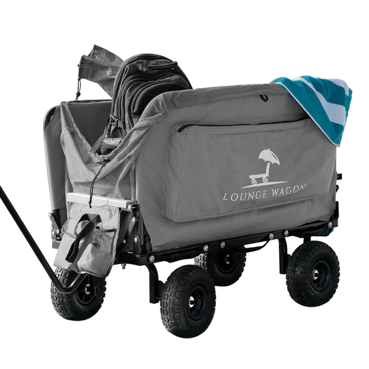 Ultimate Beach Wagon | Foldable Outdoor Wagon with Seating – Lounge Wagon